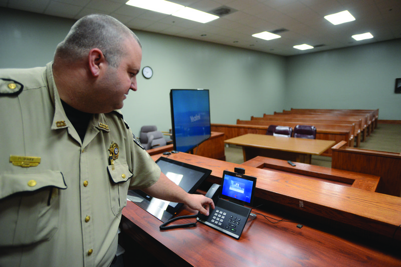 County debuts remote video court system | Magnolia Banner News
