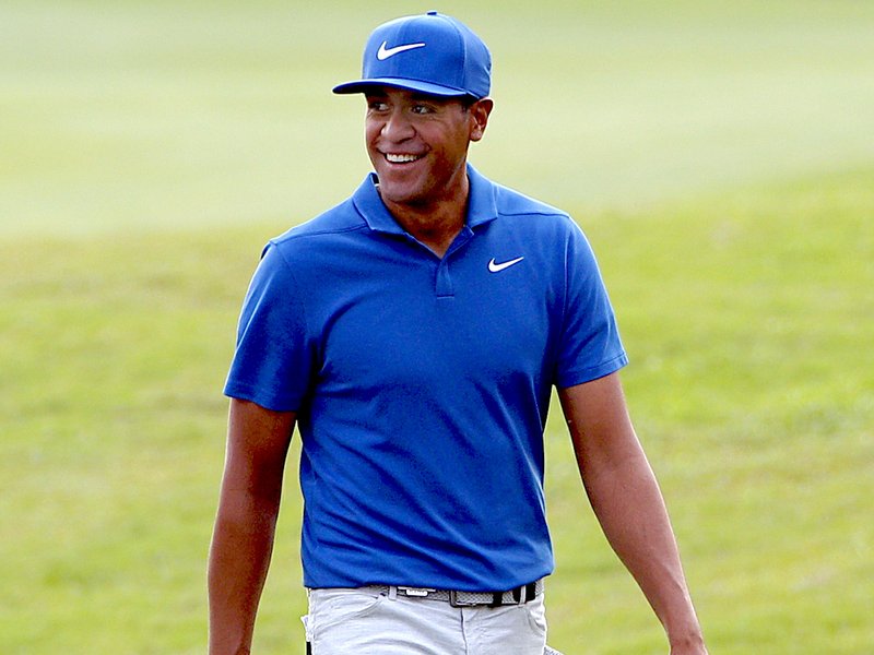 Finau overcomes wild break to lead HSBC tournament | Hot Springs ...