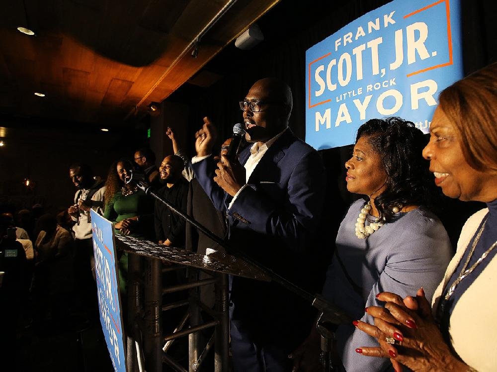 Front-runners Frank Scott Jr., Baker Kurrus to face off for Little Rock ...