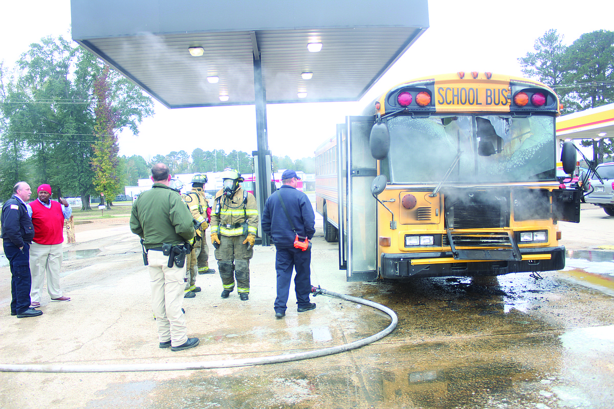 School bus catches fire, no children on board | Camden News