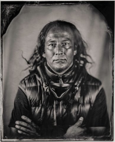 Native artist combines old, new for contemporary perspective