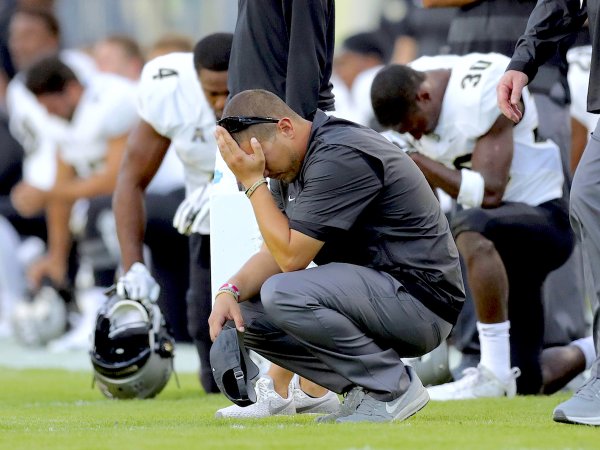 UCF remains unbeaten, but loses QB to injury