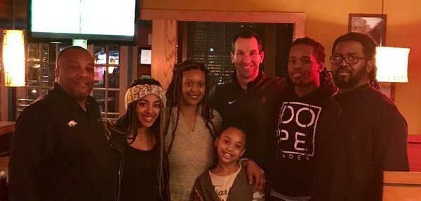 Otey and parents enjoy visit from Arkansas coaches | Whole Hog Sports
