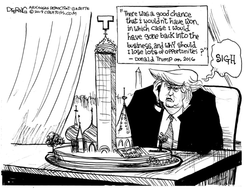 JOHN DEERING CARTOON: Trump Tower Moscow | The Arkansas Democrat ...