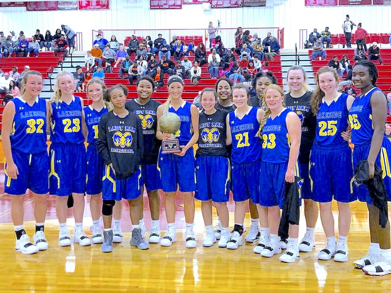 Undefeated Lady Rams win second trophy