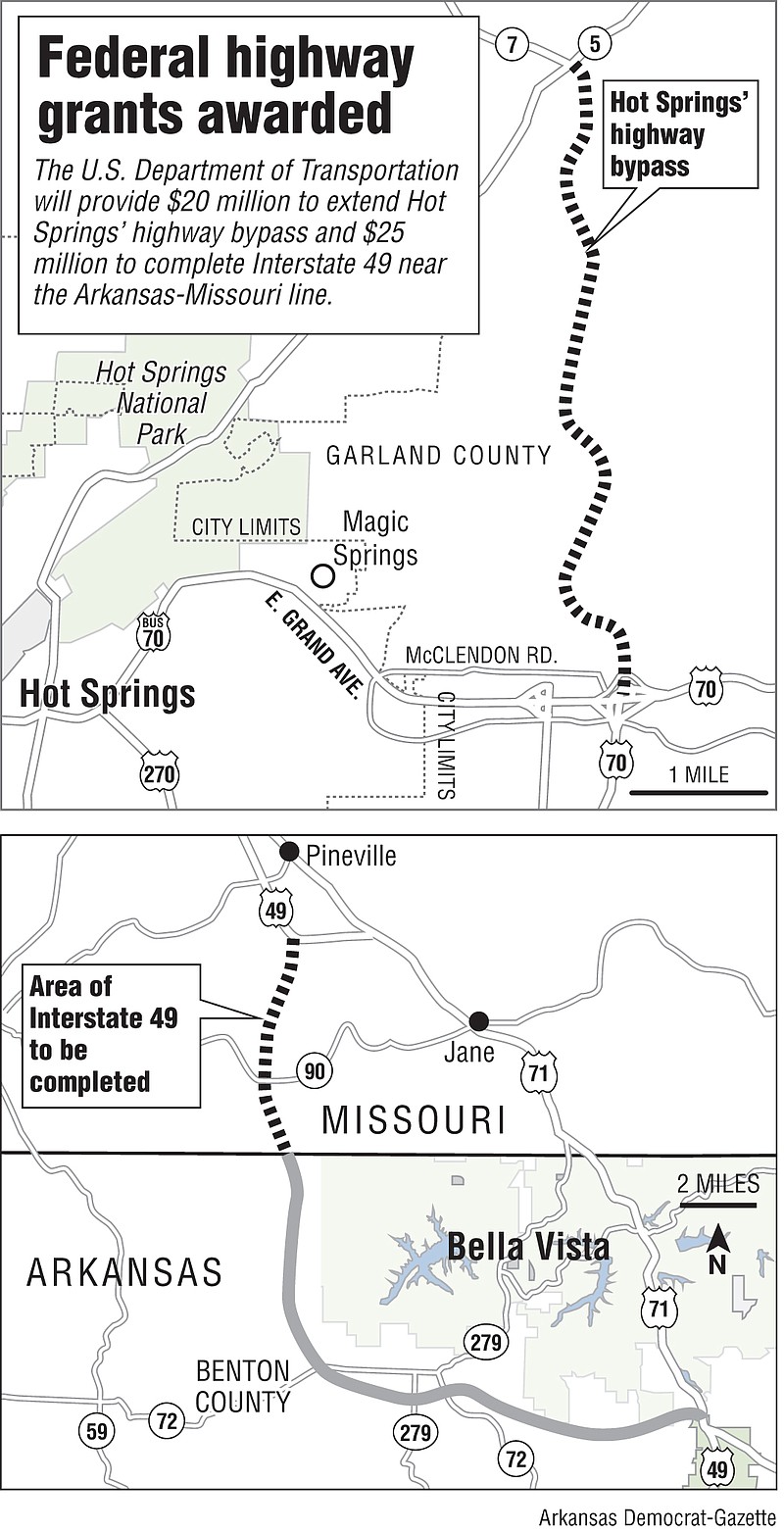State wins $45M in grants for I-49, Hot Springs bypass | Northwest ...