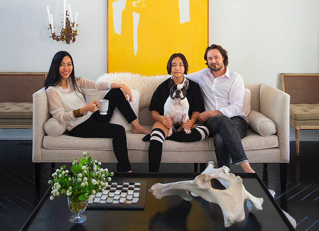 Married designers Jake and Pum Lefebure known for colorful work pick ...