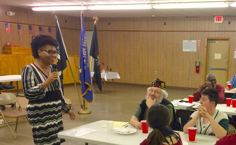 Smith-Creer talks vision at American Legion