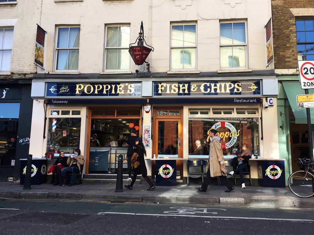 Fishing for fish and chips in London
