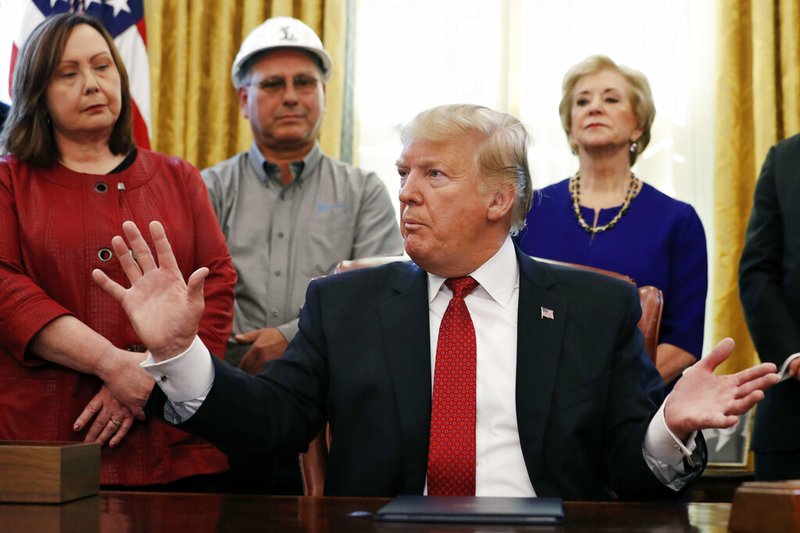 Trump breaks brief public silence during border negotiations ...