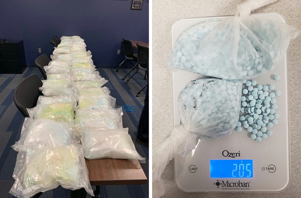 California couple busted with 70 lbs. of meth, 500 pills after crash ...