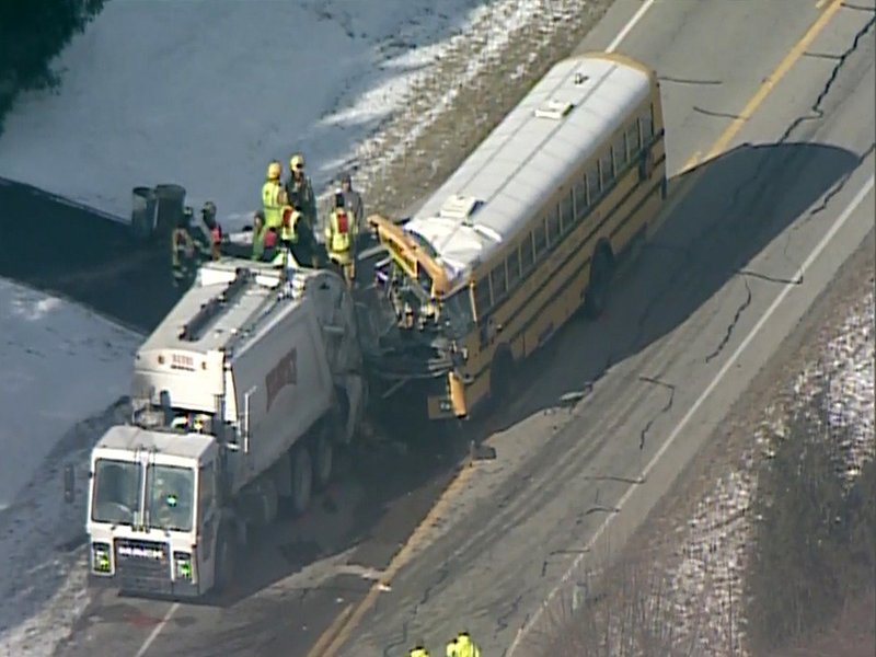 Officials: School bus crash in Indiana injures at least 19 students ...