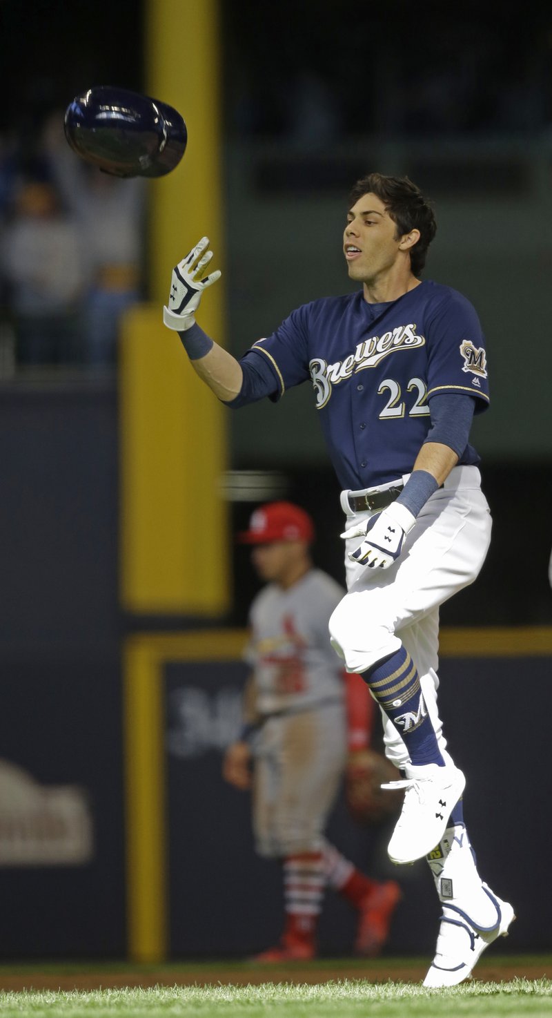 Yelich powers Brewers to dramatic 5-4 win over Cardinals | Hot Springs ...