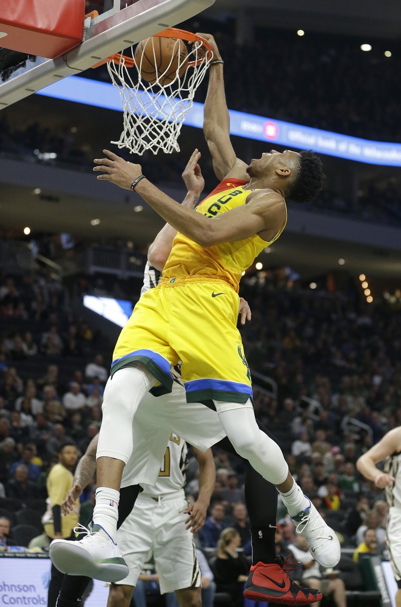 Bucks beat Hawks 115-107 for 60th win | Hot Springs Sentinel Record