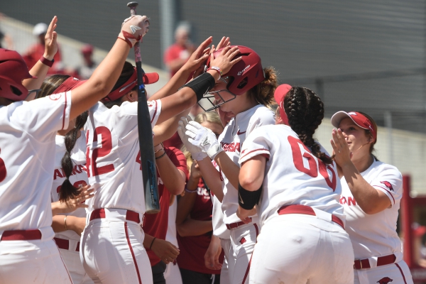 WholeHogSports - Arkansas softball caps regular season with sweep of No ...
