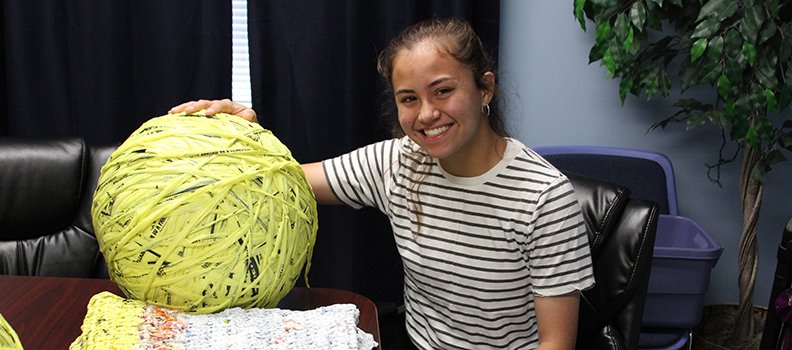 PLARN PROJECT: A.C.E. collects plastic shopping bags to help homeless