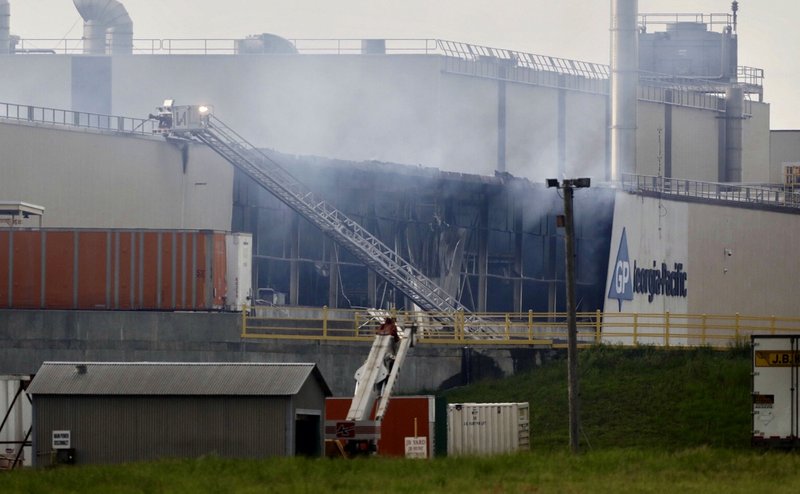 At least 5 hurt in fire and explosion at Oklahoma paper mill ...