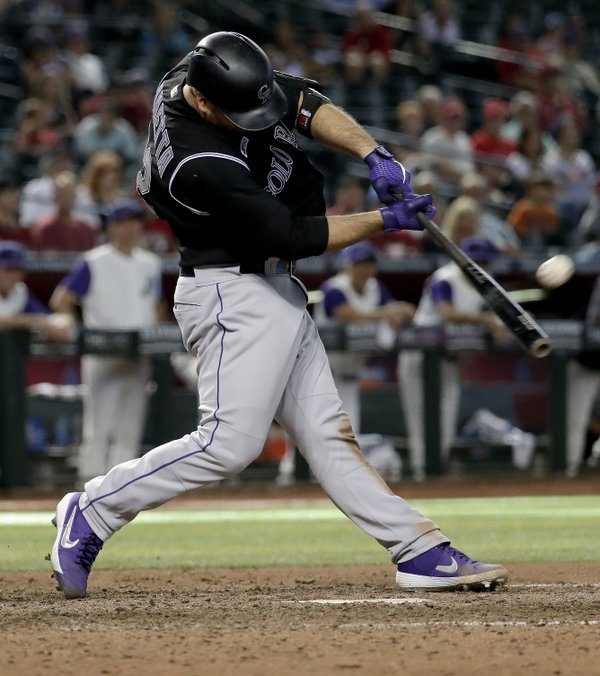 Iannetta's hit in 10th helps Rockies sweep D-backs | Hot Springs ...