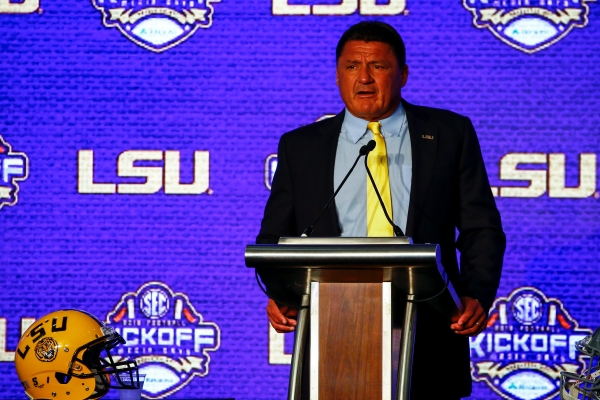 WholeHogSports - Doubters silenced, Ed Orgeron pushes for SEC glory