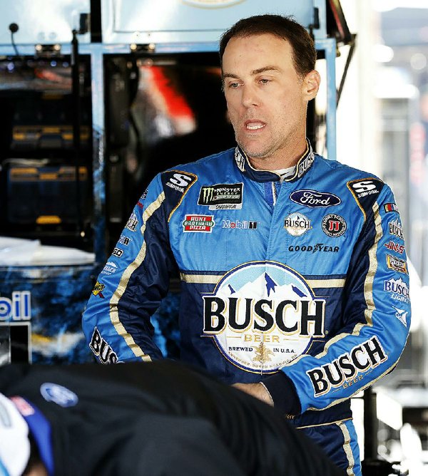 Harvick repeats bump for victory