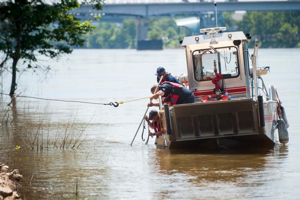Car in River