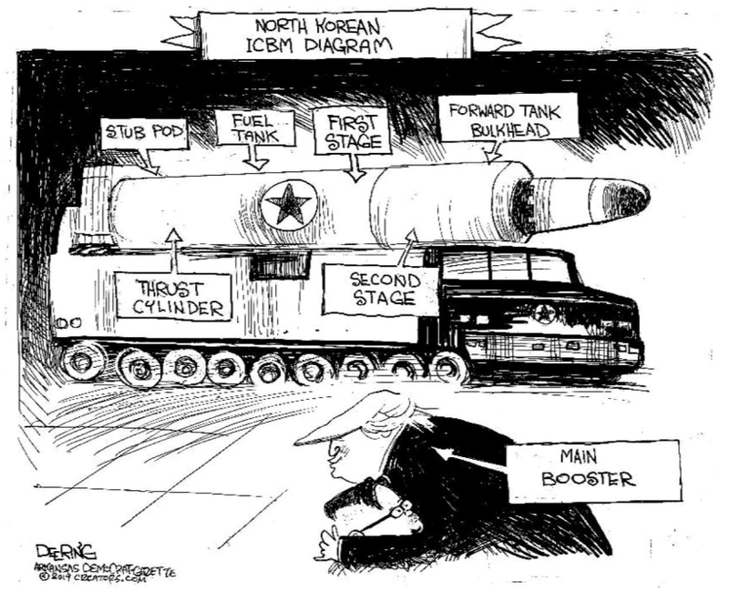 JOHN DEERING CARTOON: North Korean ICBM diagram | The Arkansas Democrat ...