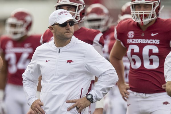 A different season: Hogs set to start new 11 on offense