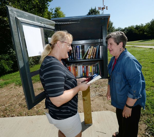 Fayetteville Little Free Library reopens | The Arkansas Democrat ...