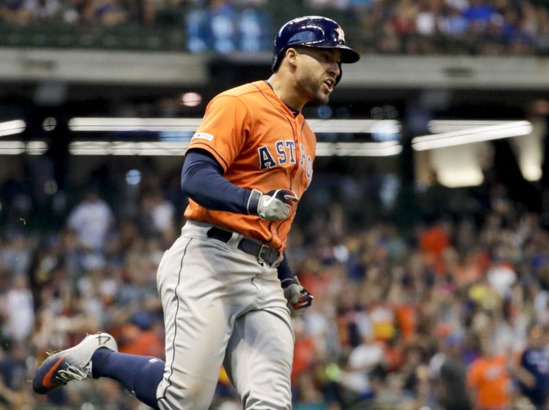 Springer's homer in 10th keys Astros' 3-2 win over Brewers | The ...
