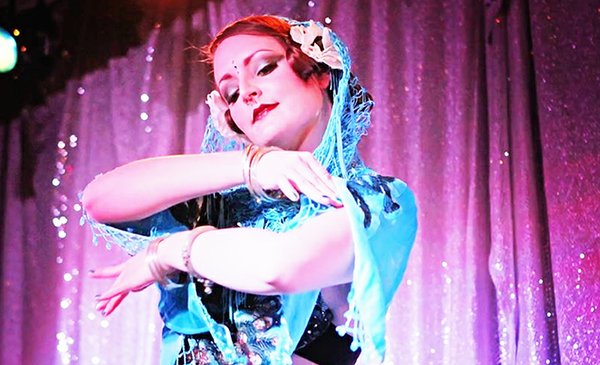 Belly dancer, poet St. Grace featured tonight at Wednesday Night Poetry