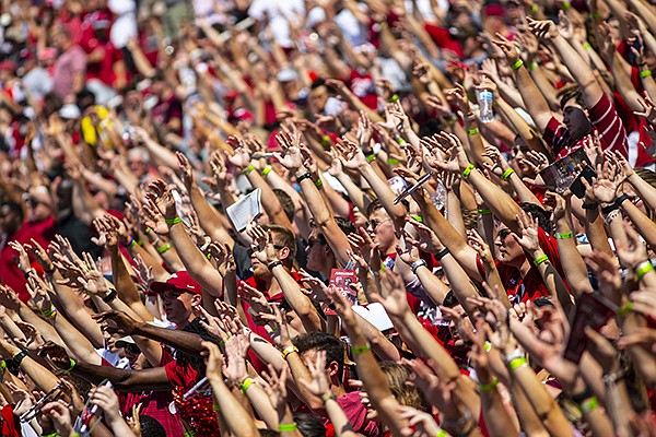 Turn down the volume and call those Hogs | Whole Hog Sports