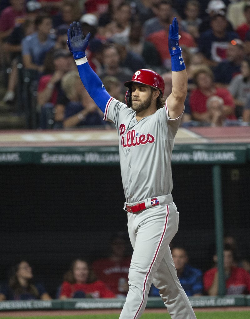 Harper's three-run blast sends Phillies to 9-4 win over Indians | The ...