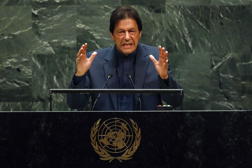 Imran Khan speaks at United Nations general assembly