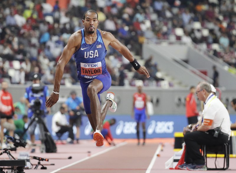 Taylor made: Triple jumper wins 3rd straight world title