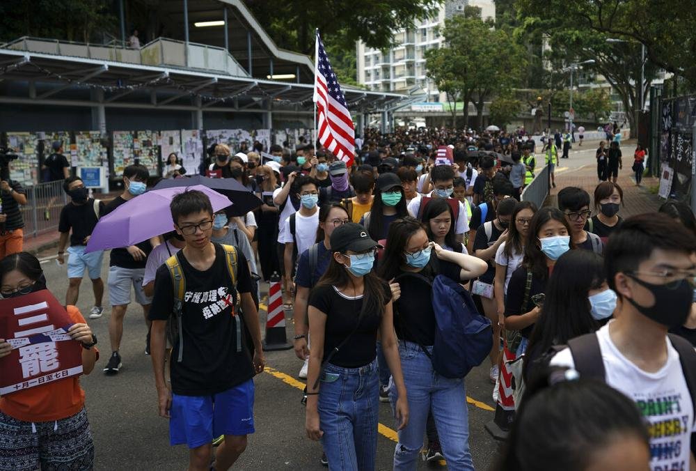 Student protests continue in Hong Kong