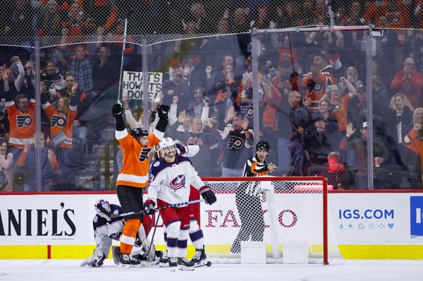 Flyers score 5 goals in 3rd period, beat Blue Jackets 7-4 | Hot Springs ...