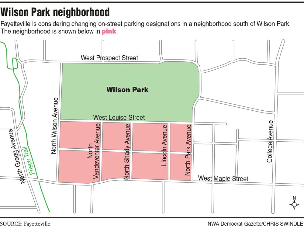 Wilson Park neighborhood parking discussion in Fayetteville progresses