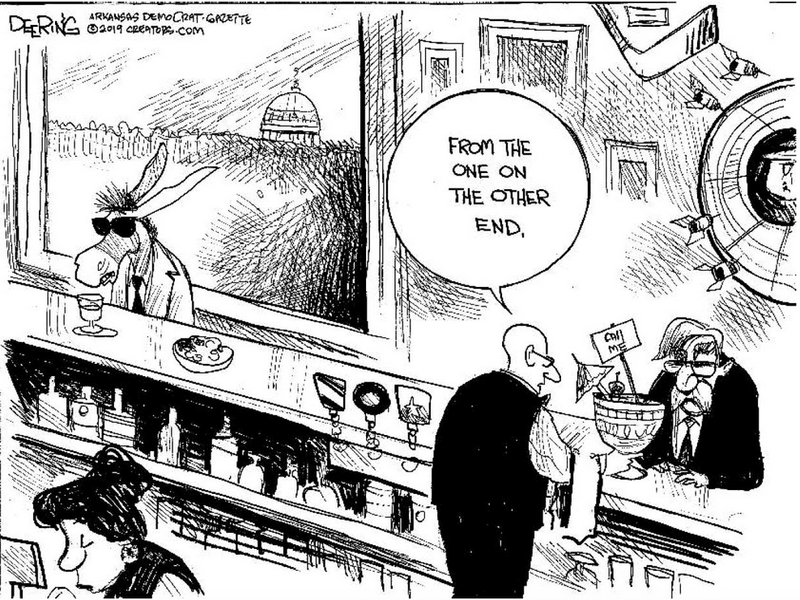 JOHN DEERING CARTOON: From the one on the other end | The Arkansas ...