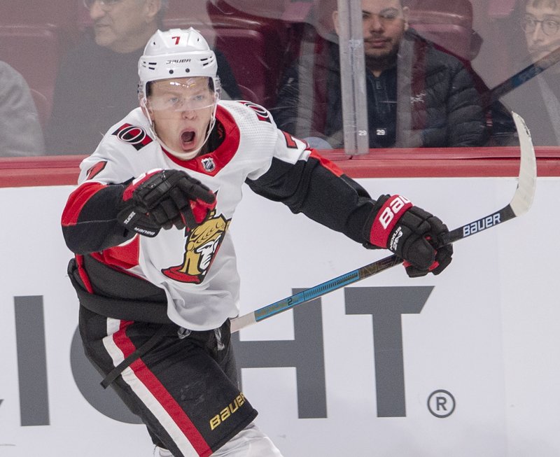 Tkachuk scores in OT, Senators beat Canadiens 2-1 | Hot Springs ...