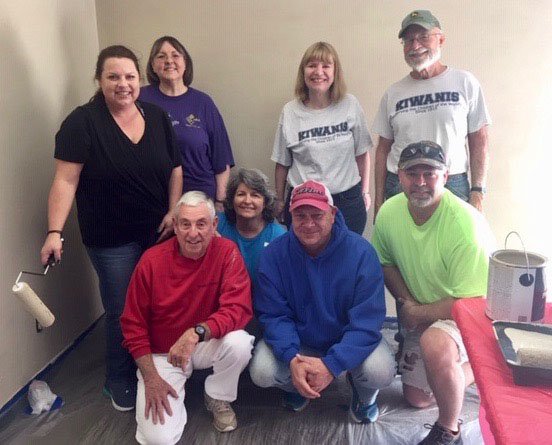 Kiwanis Club repaints Gravette Library Learning Center | Westside Eagle ...