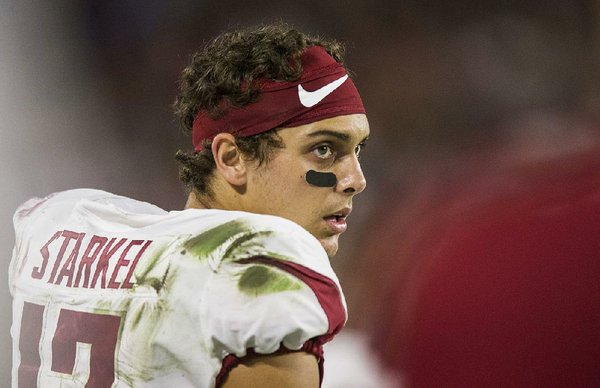 Starkel puts name in transfer portal | Northwest Arkansas Democrat-Gazette