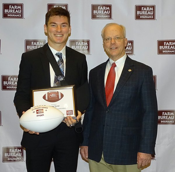 Turner, Harrison among football players honored by Farm Bureau
