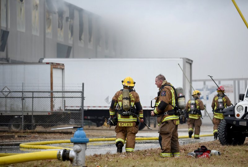 Styrofoam burns in Springdale warehouse fire | Northwest Arkansas ...