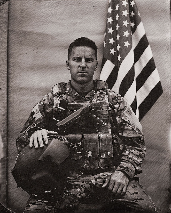 Light and metal: Airman uses 19th century photography technique to tell ...