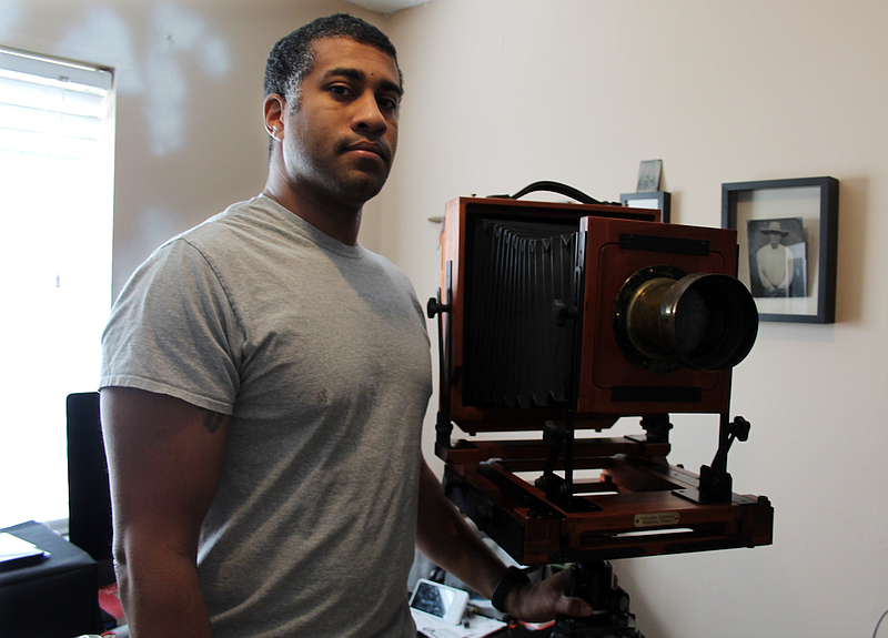 Light and metal: Airman uses 19th century photography technique to tell ...