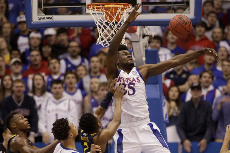 Azubuike powers No. 3 Kansas past No. 16 West Virginia | Northwest ...