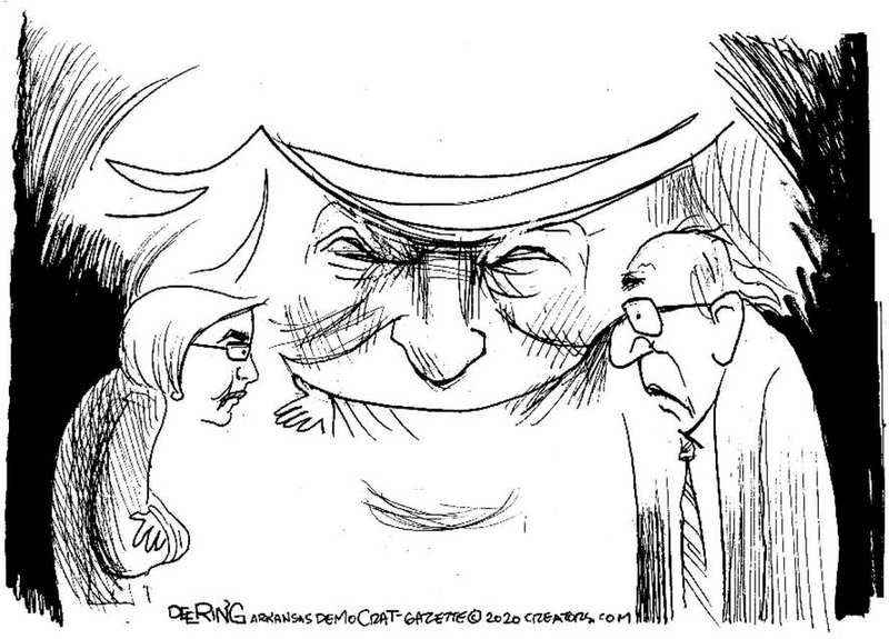 JOHN DEERING CARTOON: Face-off