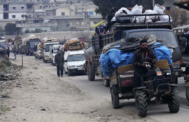 Civilians flee as Syrian forces push into key rebel-held area | The ...