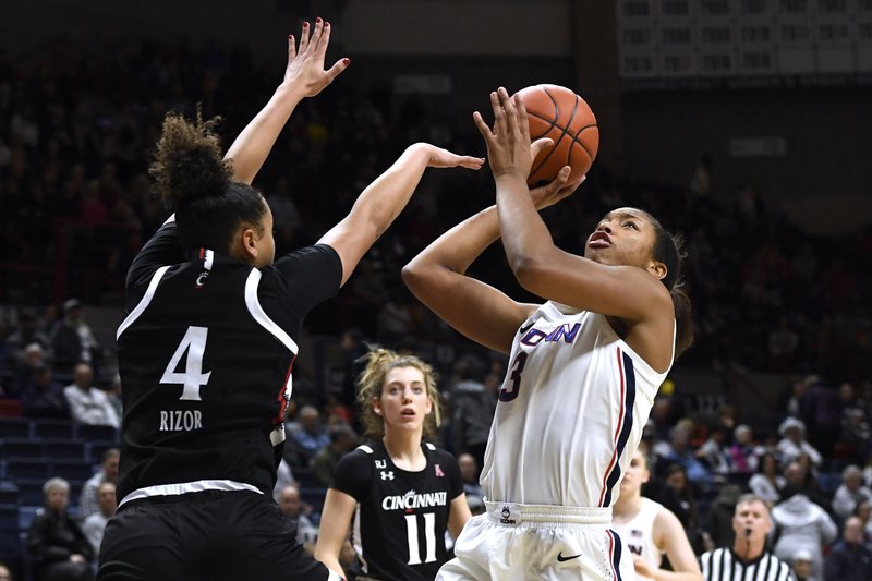 No. 4 UConn beats Cincinnati 80-50, AAC win streak at 129 | Hot Springs ...