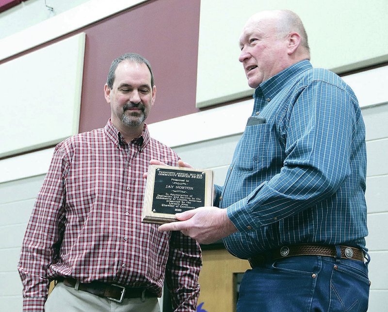 Chamber honors Norton for giving back | Northwest Arkansas Democrat-Gazette